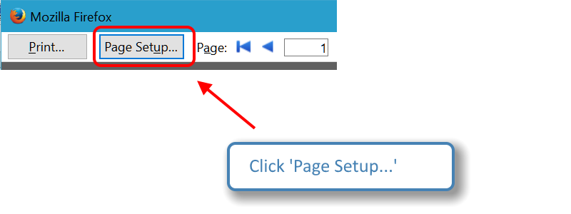 In the 'Page Setup' dialog that appears, click on the 'Margins ...